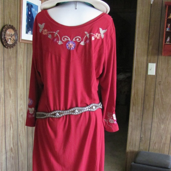 Roper | Dresses | Roper Ladies Embroidered Dress Brand New 34 Sleev ...